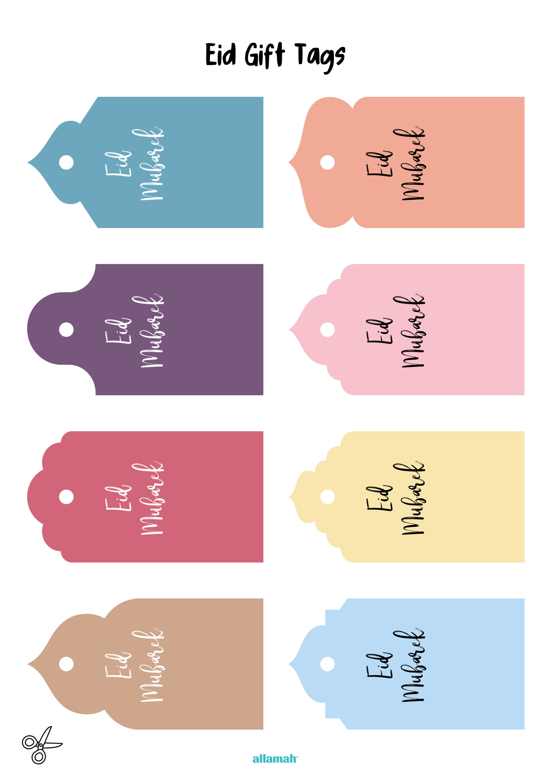 Eid Gift Tags – Welcome to Allamah