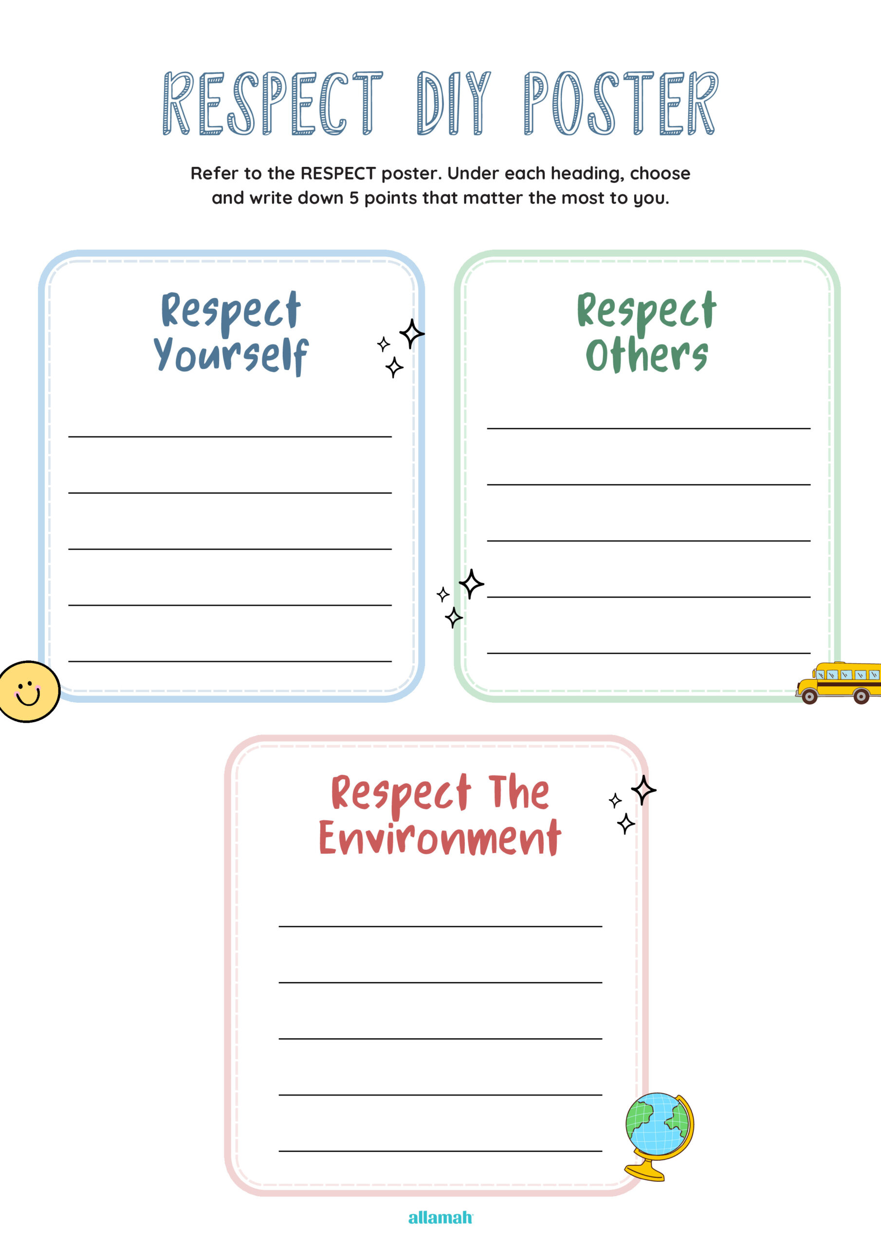 Respect DIY Poster – Welcome to Allamah