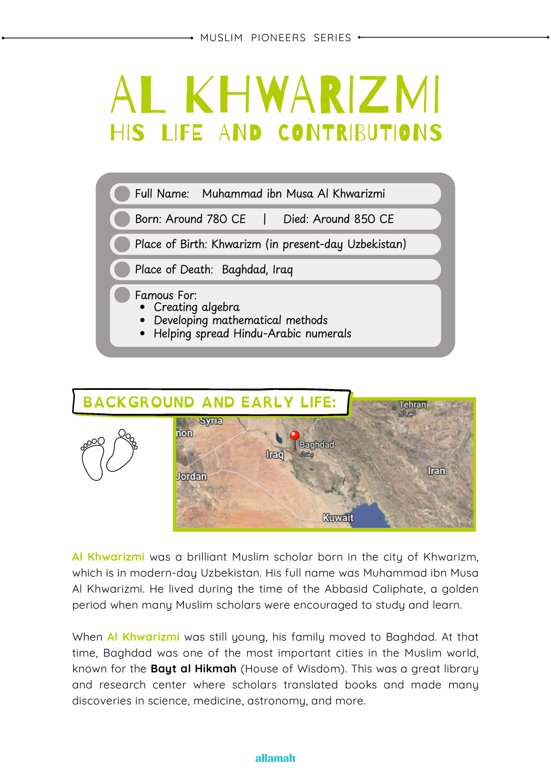 Al-Khwarizmi – Welcome to Allamah